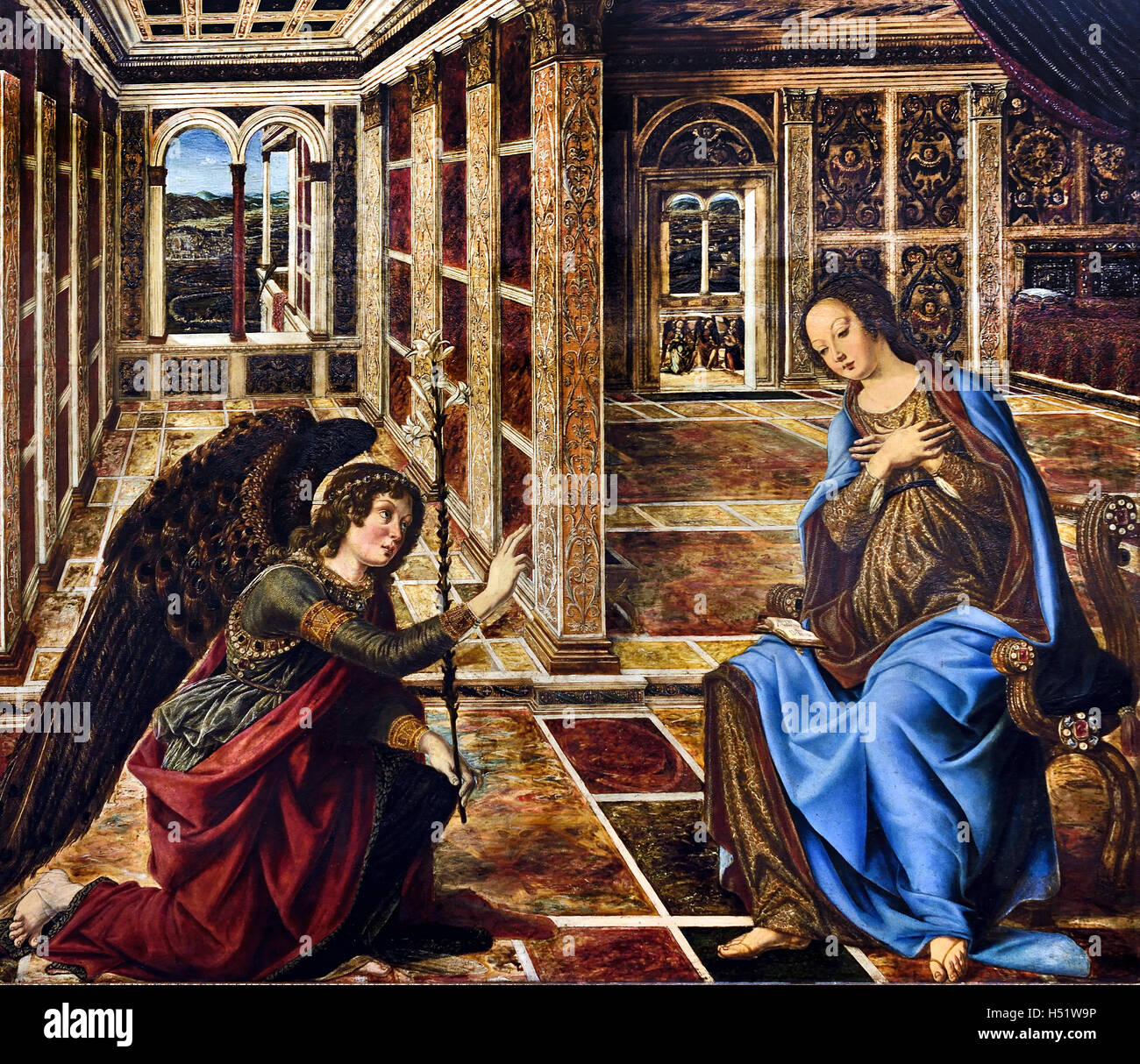 Piero del pollaiuolo annunciation mary -Fotos und -Bildmaterial in hoher Auflösung – Alamy