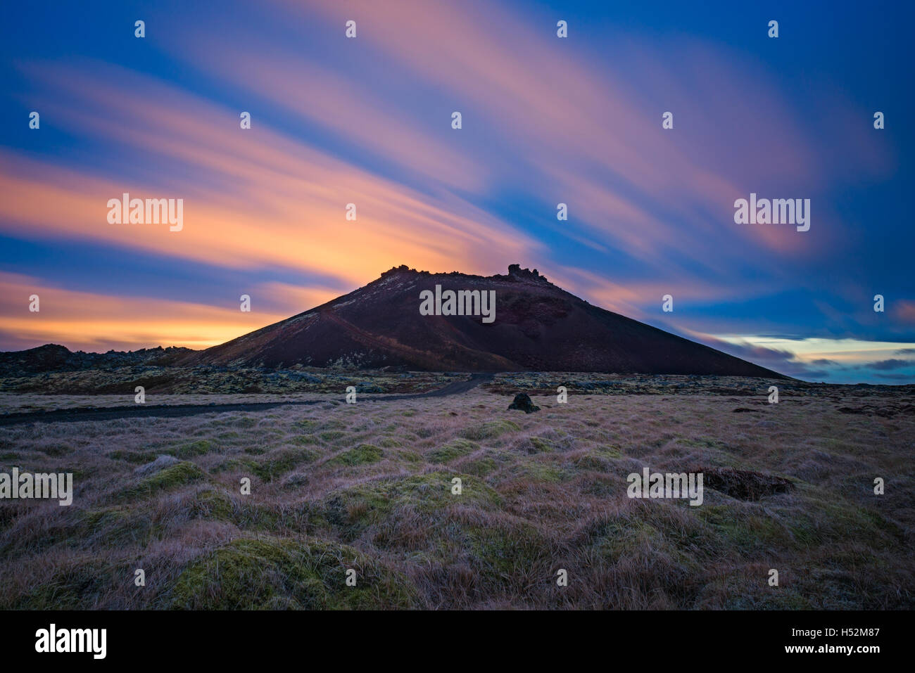 Vulkan in Island Stockfotografie - Alamy