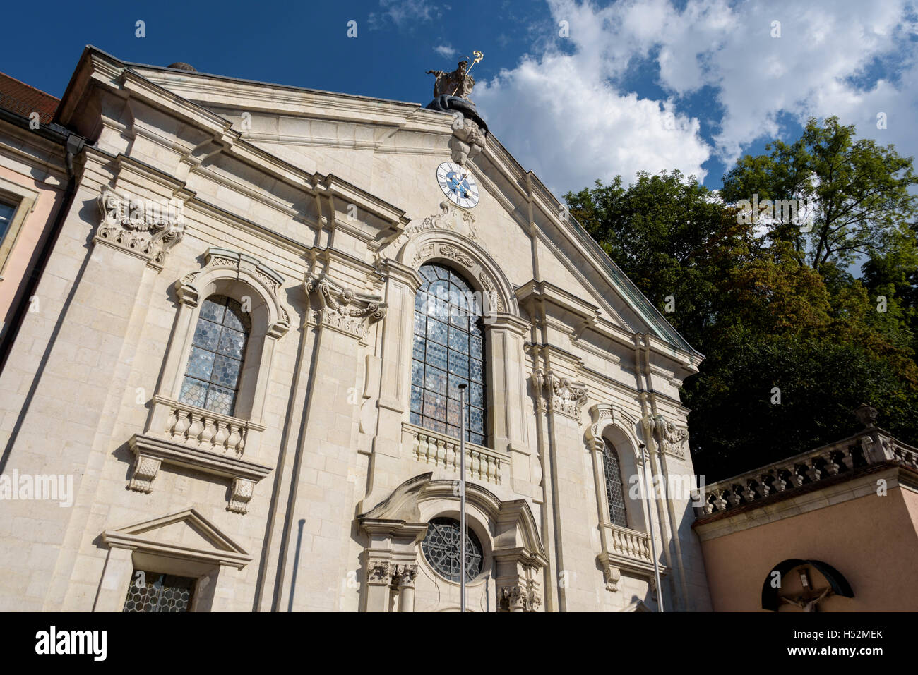 Die Kirche St. Georg in Weltenburg Abbey Stockfotografie - Alamy