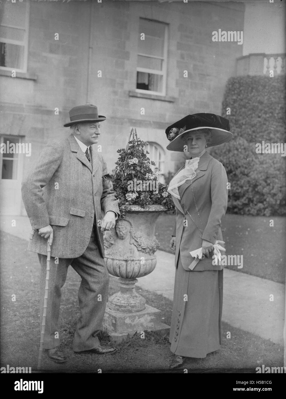 8 Baron und Baronin de Neufligne (oder Neuflize Stockfotografie - Alamy