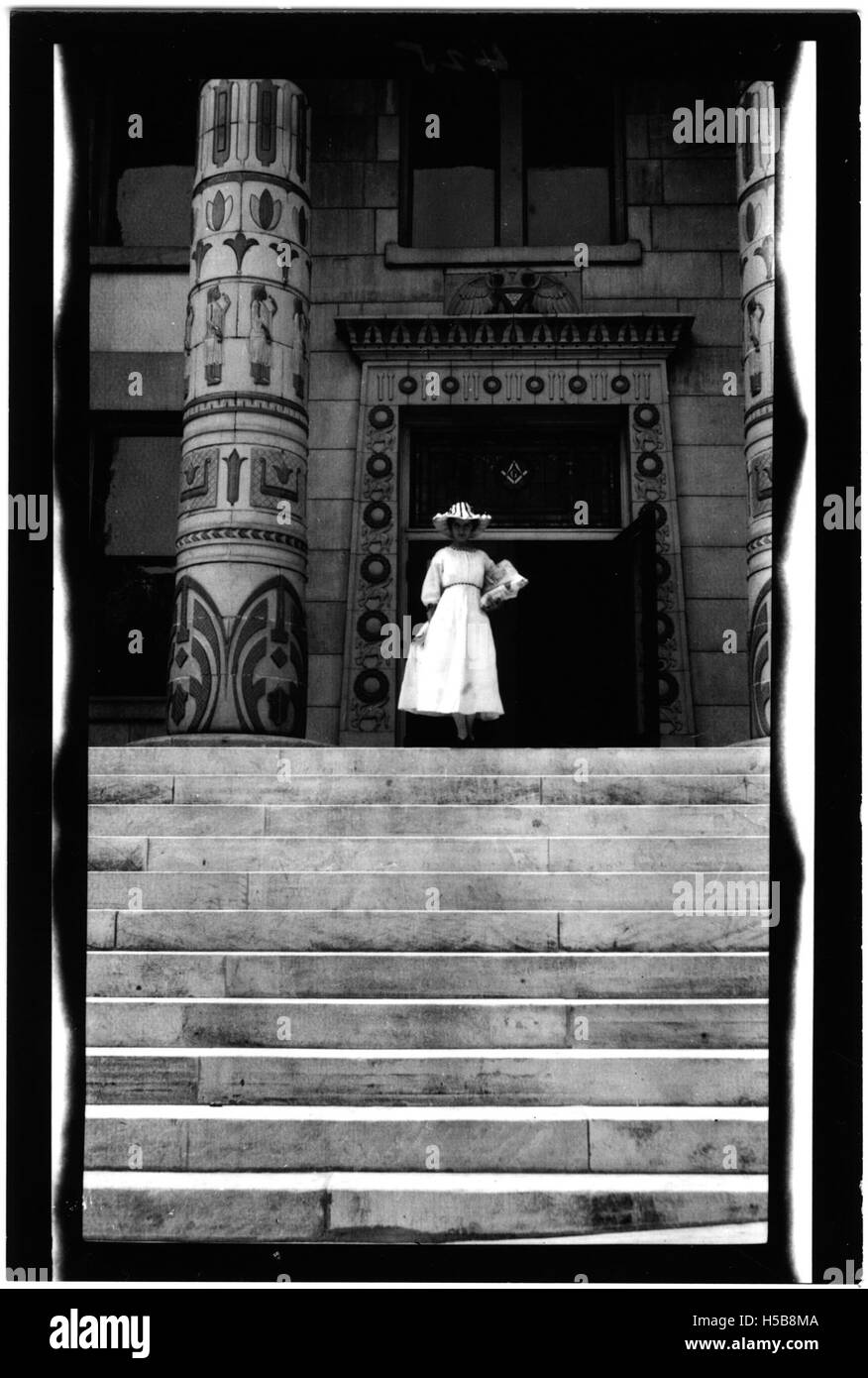 Die Scottish Rite Cathedral in Meridian, Mississippi, ist ein ...