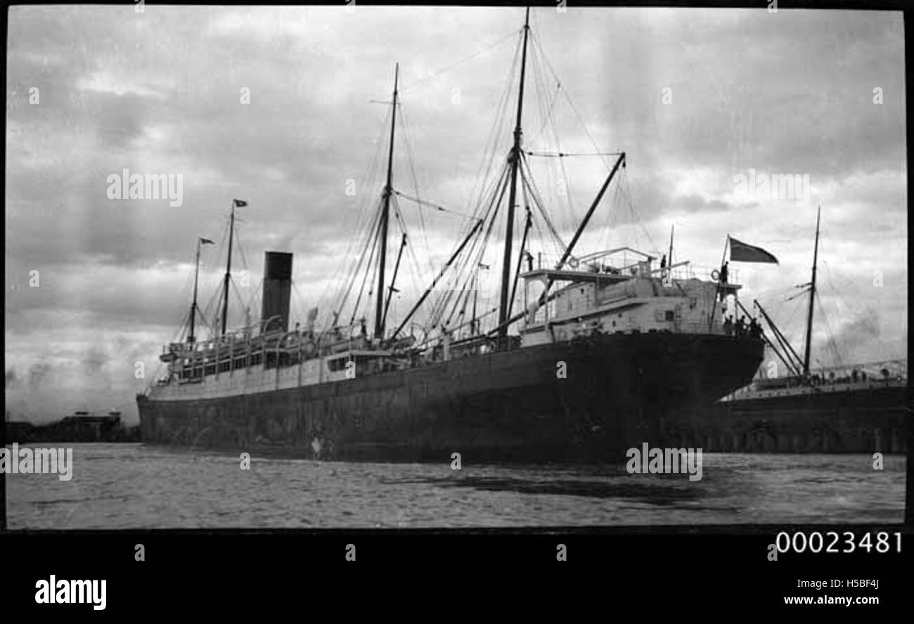 Die SS Ceramic war ein britisches Passagierschiff, das für seine ...