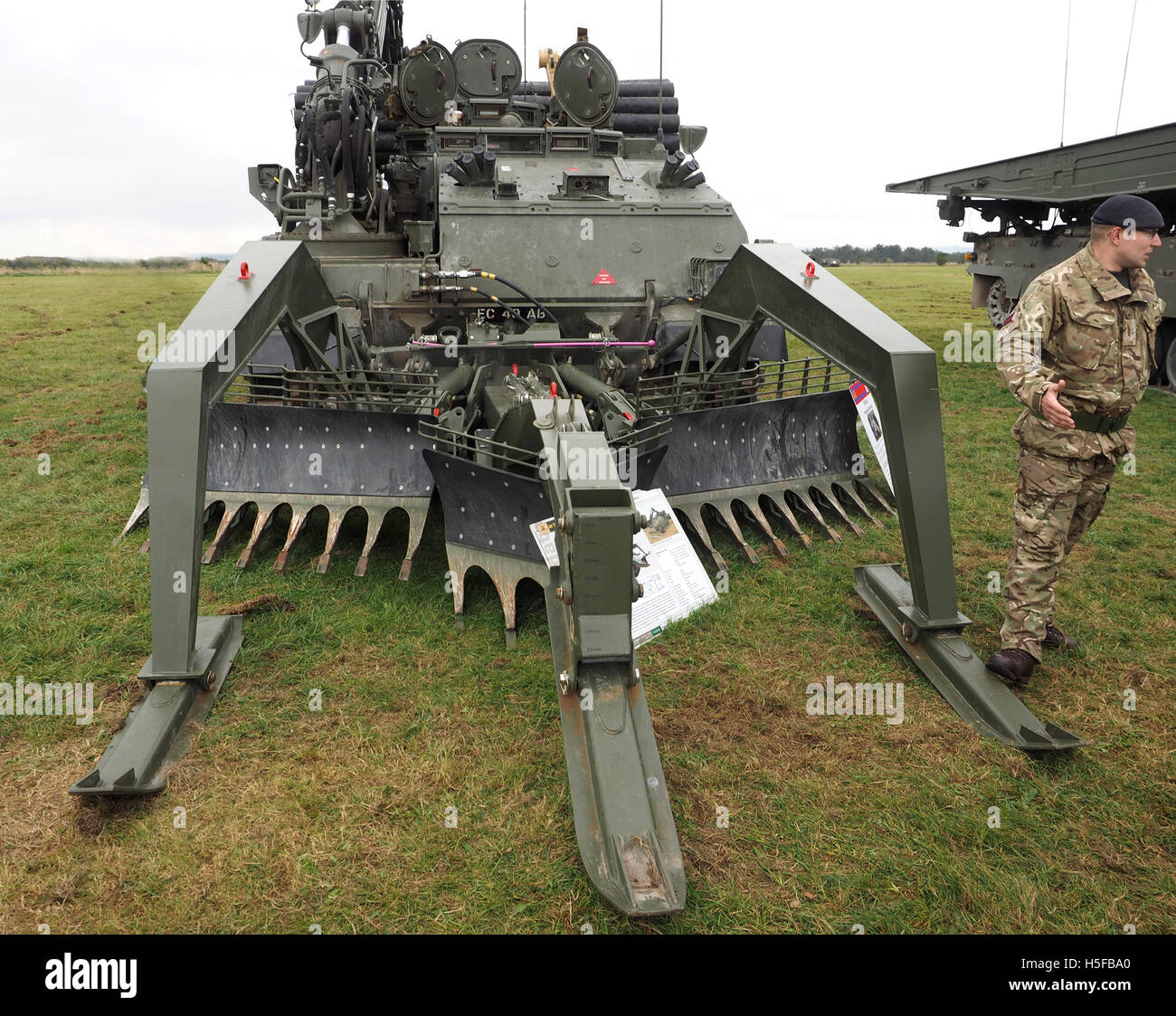 Salisbury, Wiltshire, UK. 20. Oktober 2016. Trojaner mine Clearing ...