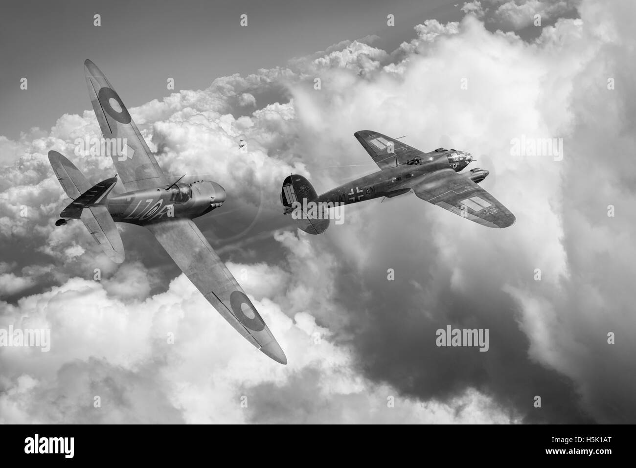 Die Luftwaffe massierten Bombenangriffe auf London am 15. September ...