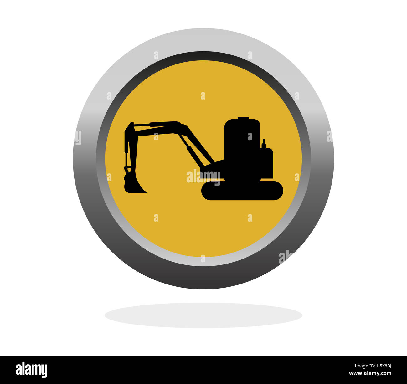Excavator symbol -Fotos und -Bildmaterial in hoher Auflösung – Alamy
