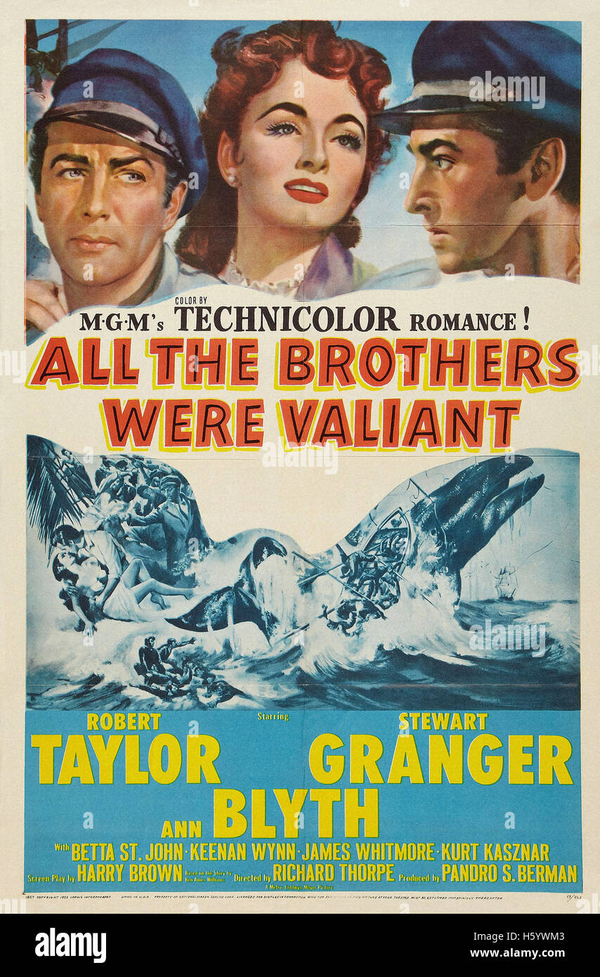 Die Brüder waren tapfer (1953) - Film-Poster Stockfotografie - Alamy