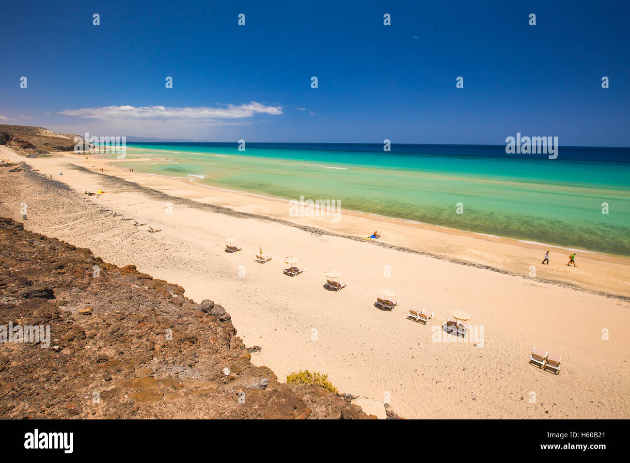 Mal Nobre sandigen Strand, Jandia, Fuerteventura, Kanarische Inseln ...
