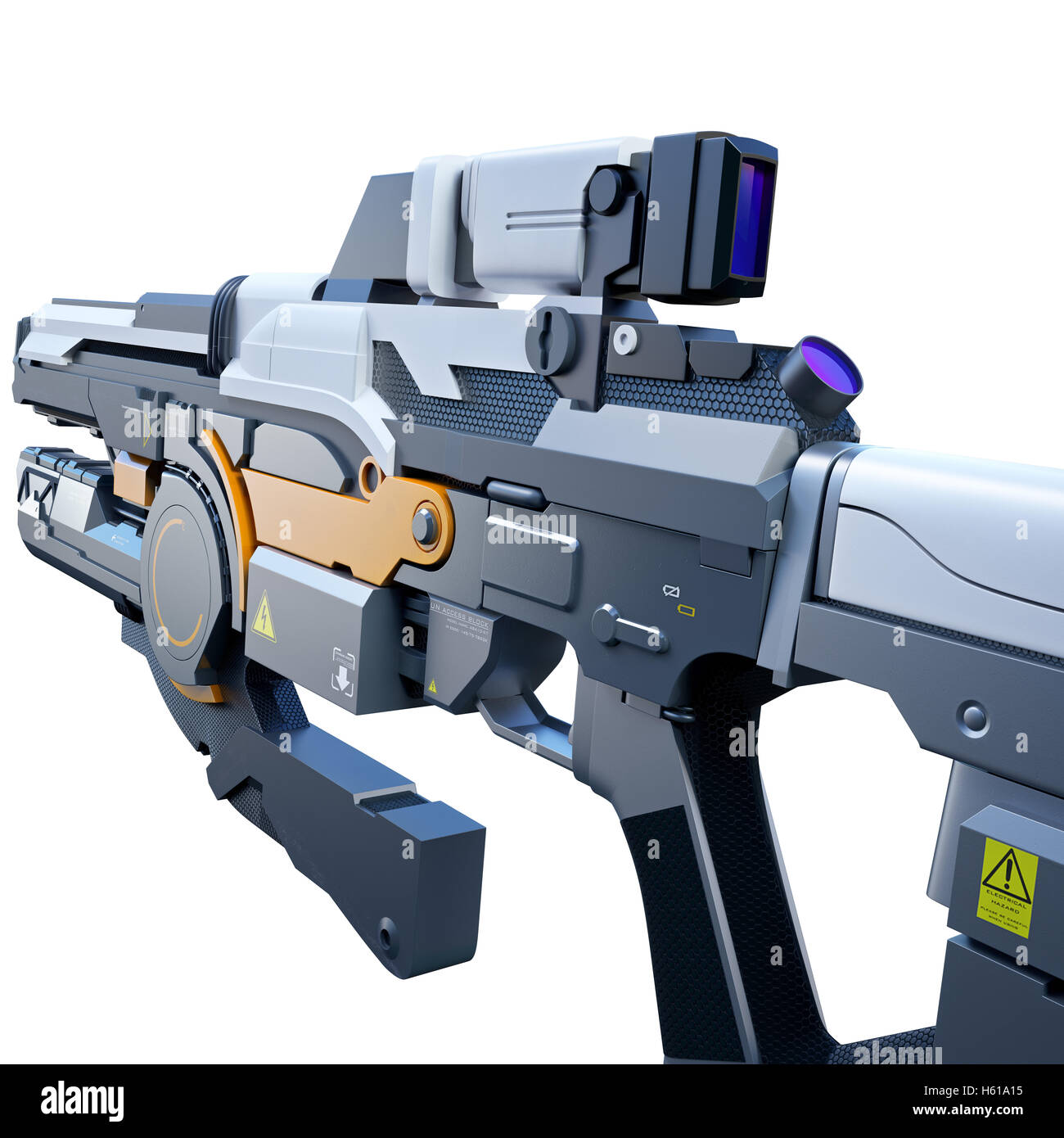 Sci-Fi railgun Stockfotografie - Alamy