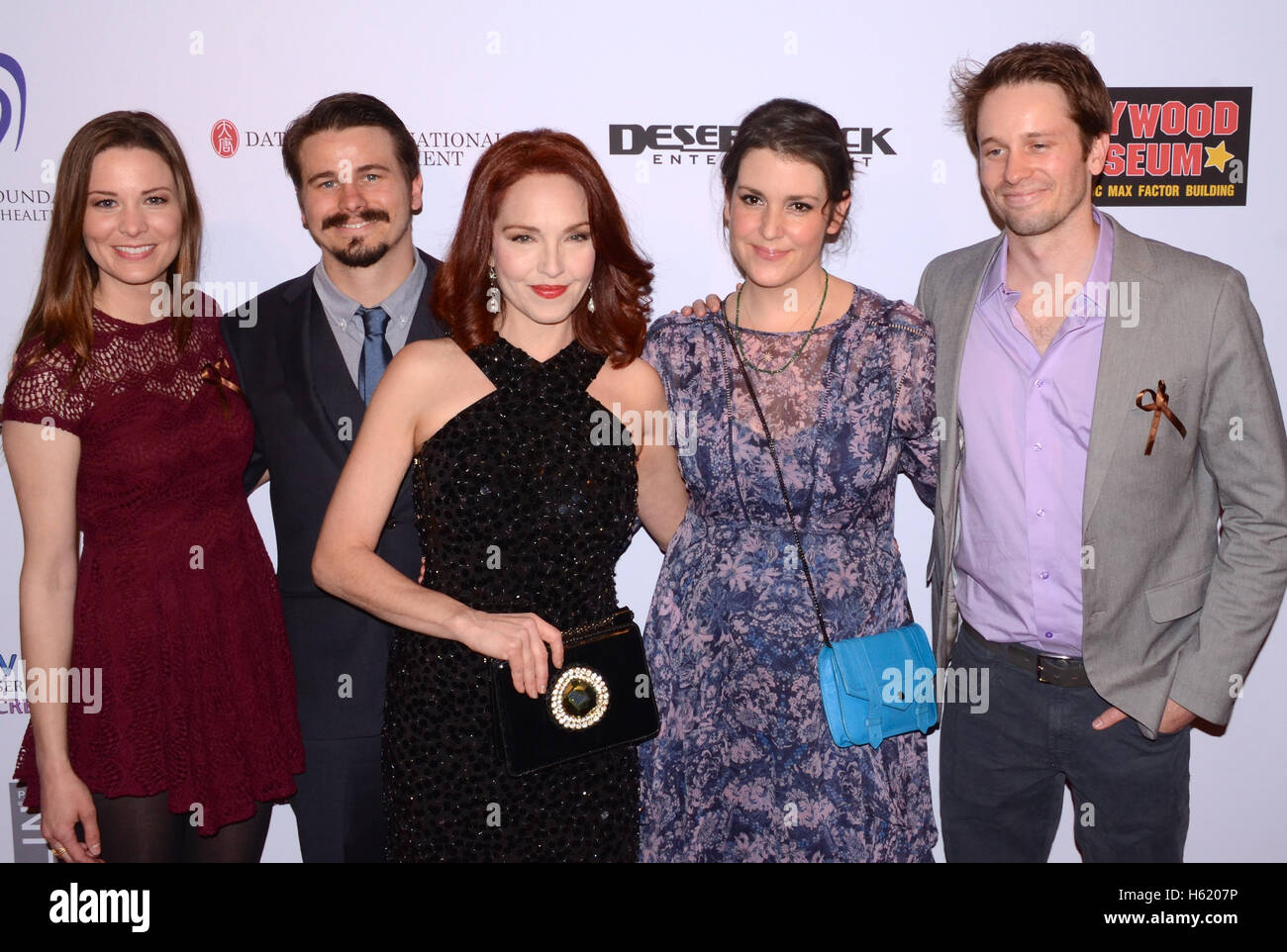Carly Ritter, Jason Ritter, Amy Yasbeck und Tyler Ritter kommt bei der ...