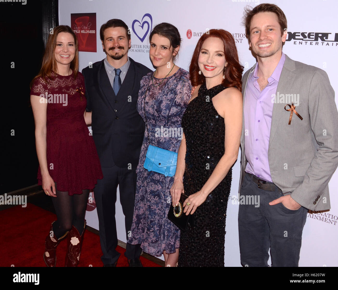 Carly Ritter, Jason Ritter, Amy Yasbeck und Tyler Ritter kommt bei der ...
