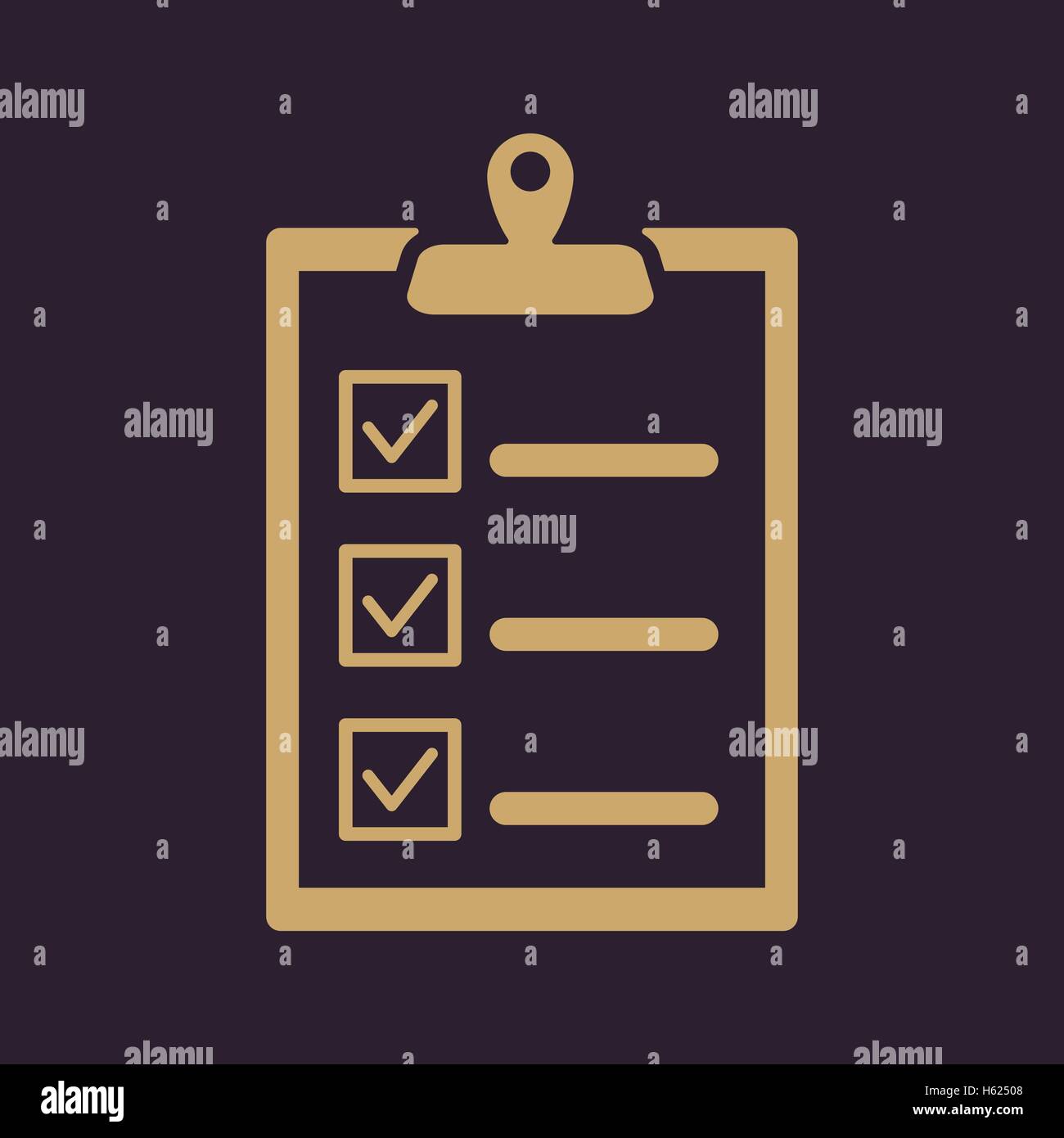Check list icon -Fotos und -Bildmaterial in hoher Auflösung – Alamy