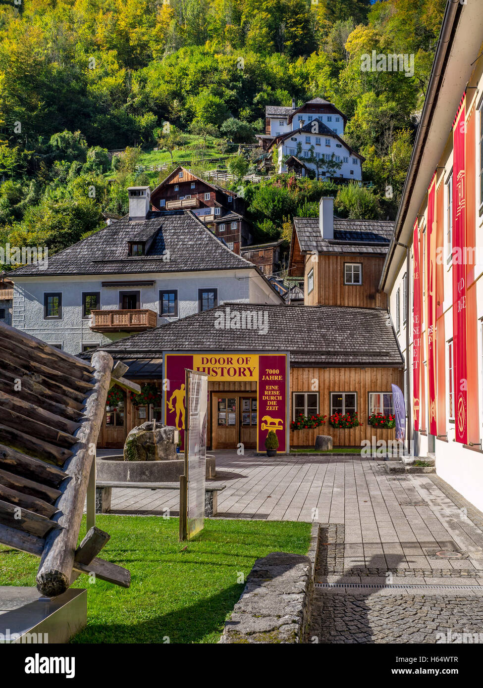 Museum in Hallstatt am Hallstättersee, UNESCO-Weltkulturerbe ...