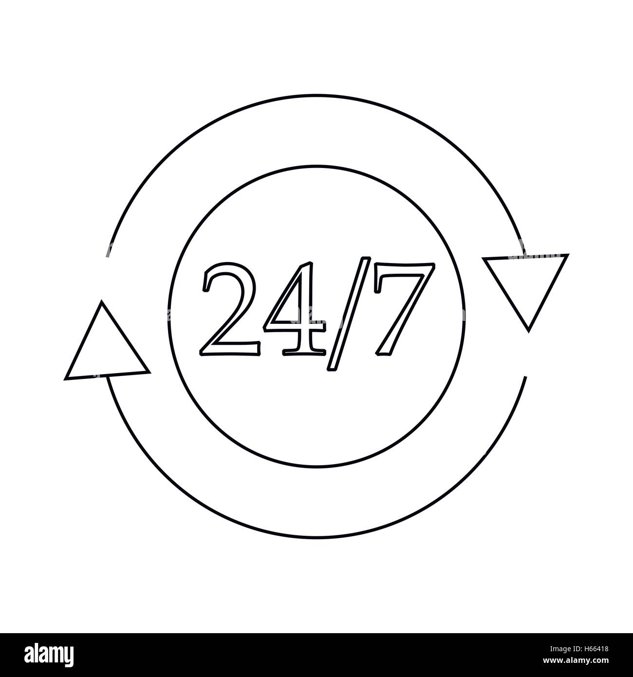 Pfeil Rund Um Die Uhr Drehen Stockfotos und -bilder Kaufen - Alamy