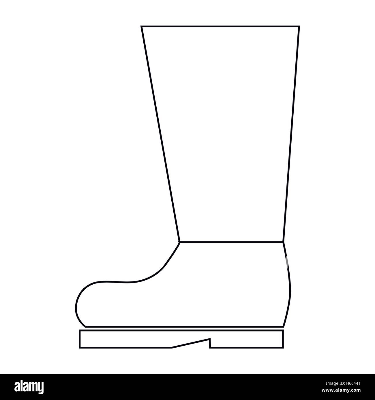 Frau walking gummistiefel Stock-Vektorgrafiken kaufen - Alamy