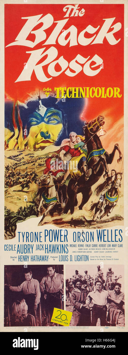 The black rose movie poster -Fotos und -Bildmaterial in hoher Auflösung ...