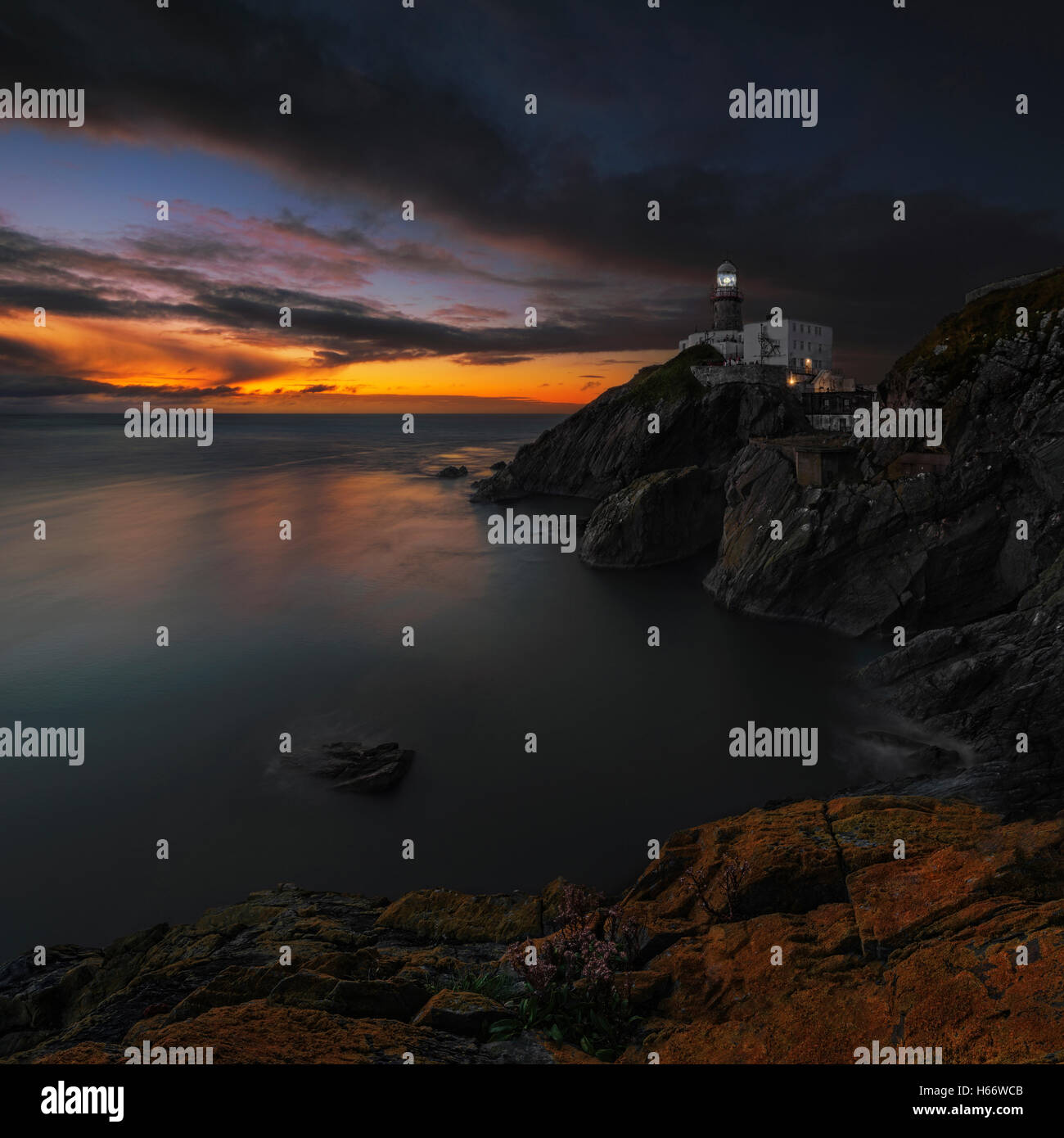 Howth Head Leuchtturm, Graf Dublin, Irland Stockfotografie - Alamy