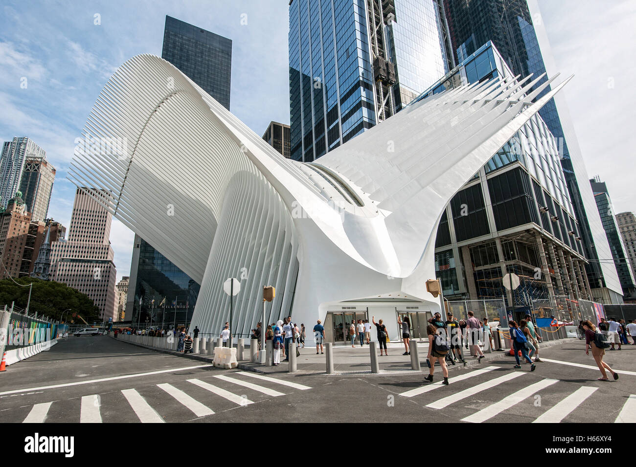 Oculus World Trade Center Transportation Hub entworfen vom Architekten ...