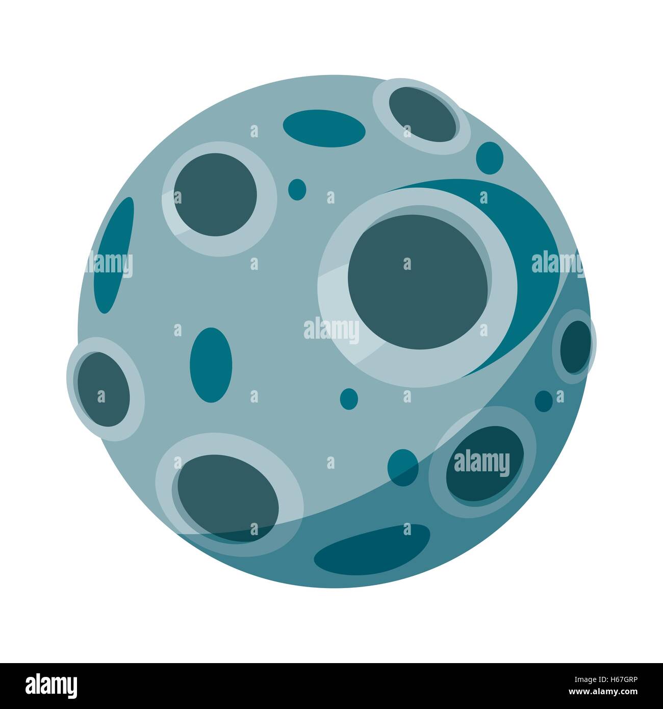 Mond im detail Stock-Vektorgrafiken kaufen - Alamy