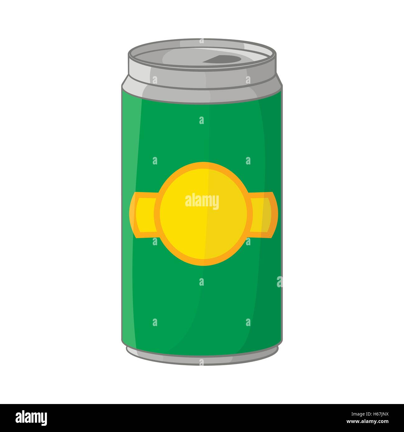 Aluminium-Dosen Bier das Symbol von Cartoon-Stil Stock-Vektorgrafik - Alamy