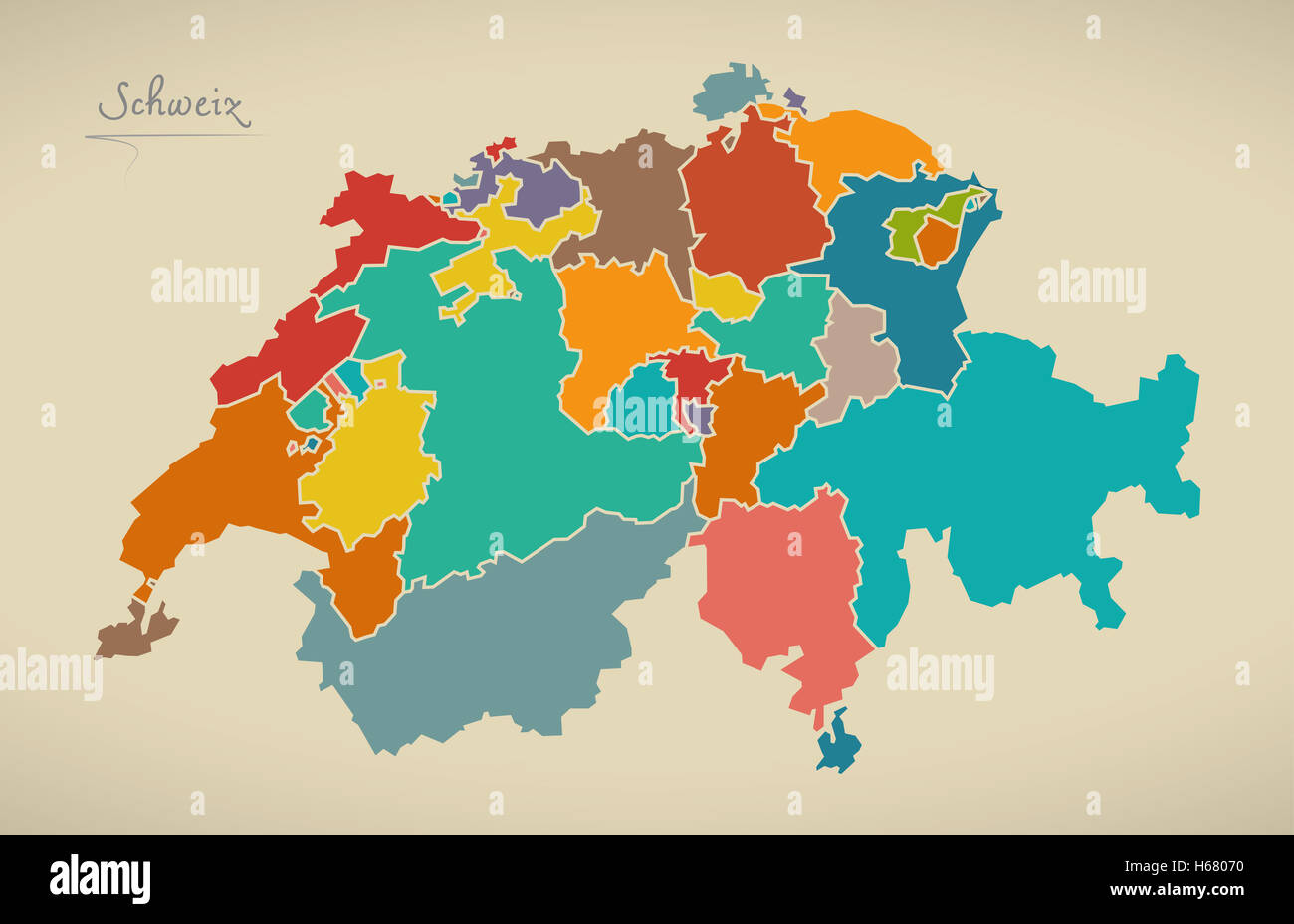 Schweiz map -Fotos und -Bildmaterial in hoher Auflösung – Alamy