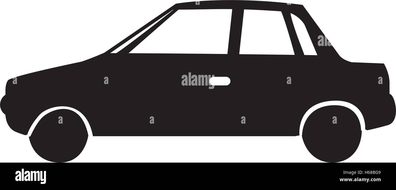 einfaches Auto Piktogramm Symbolbild Stock-Vektorgrafik - Alamy