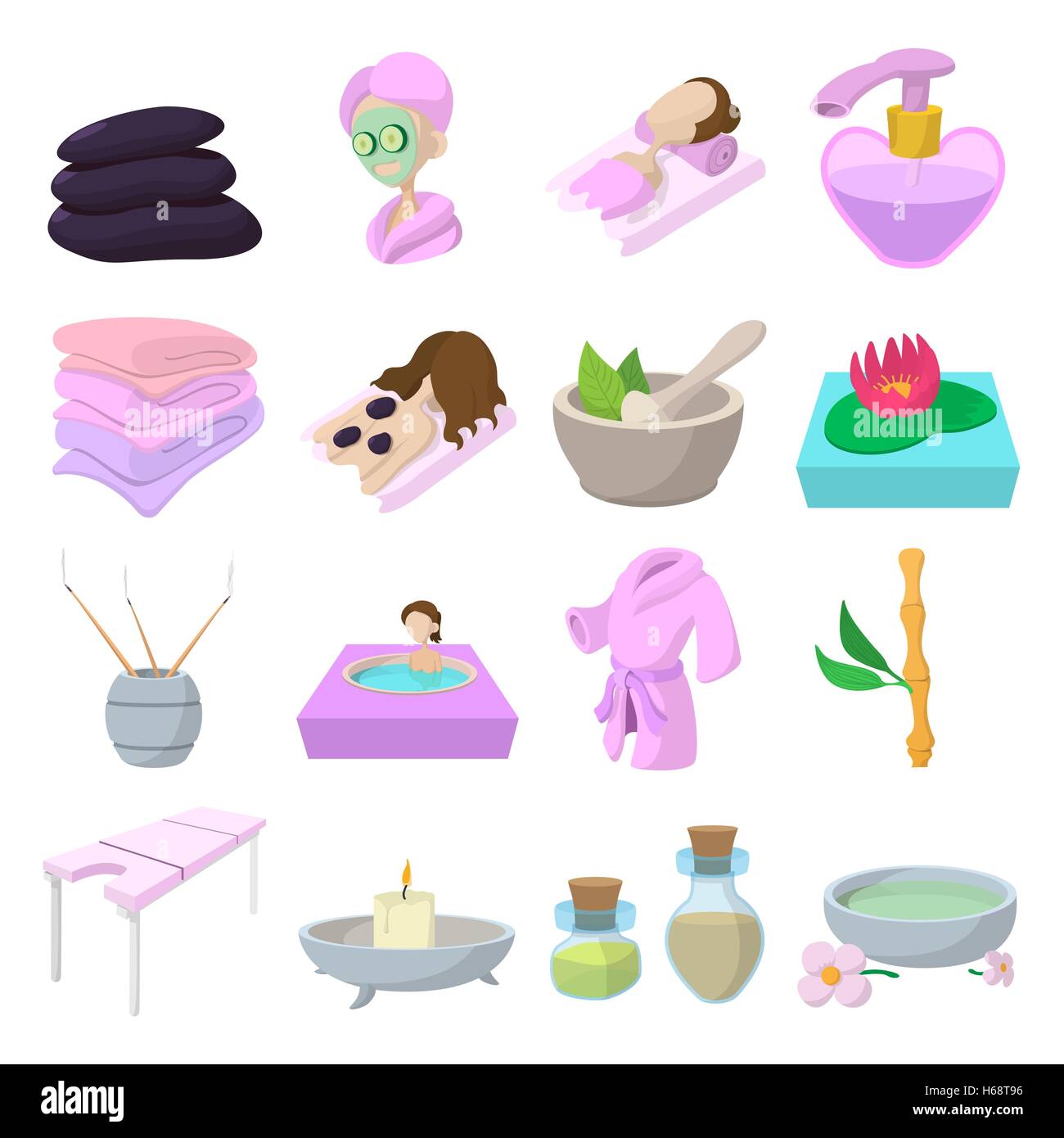 Spa cartoon Stock-Vektorgrafiken kaufen - Alamy