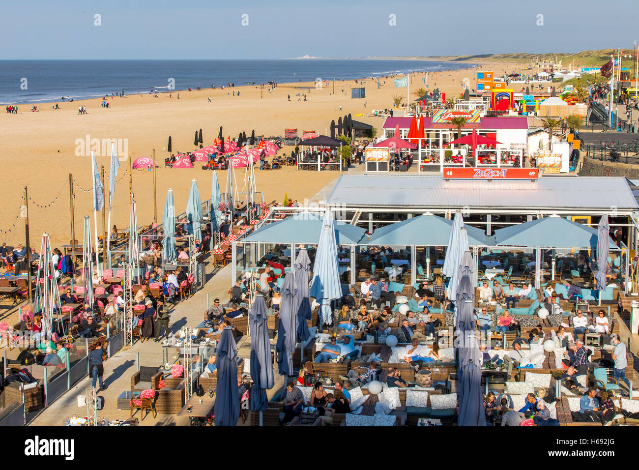 Beach Bar Scheveningen Den Haag Stockfotos & Beach Bar Scheveningen Den ...
