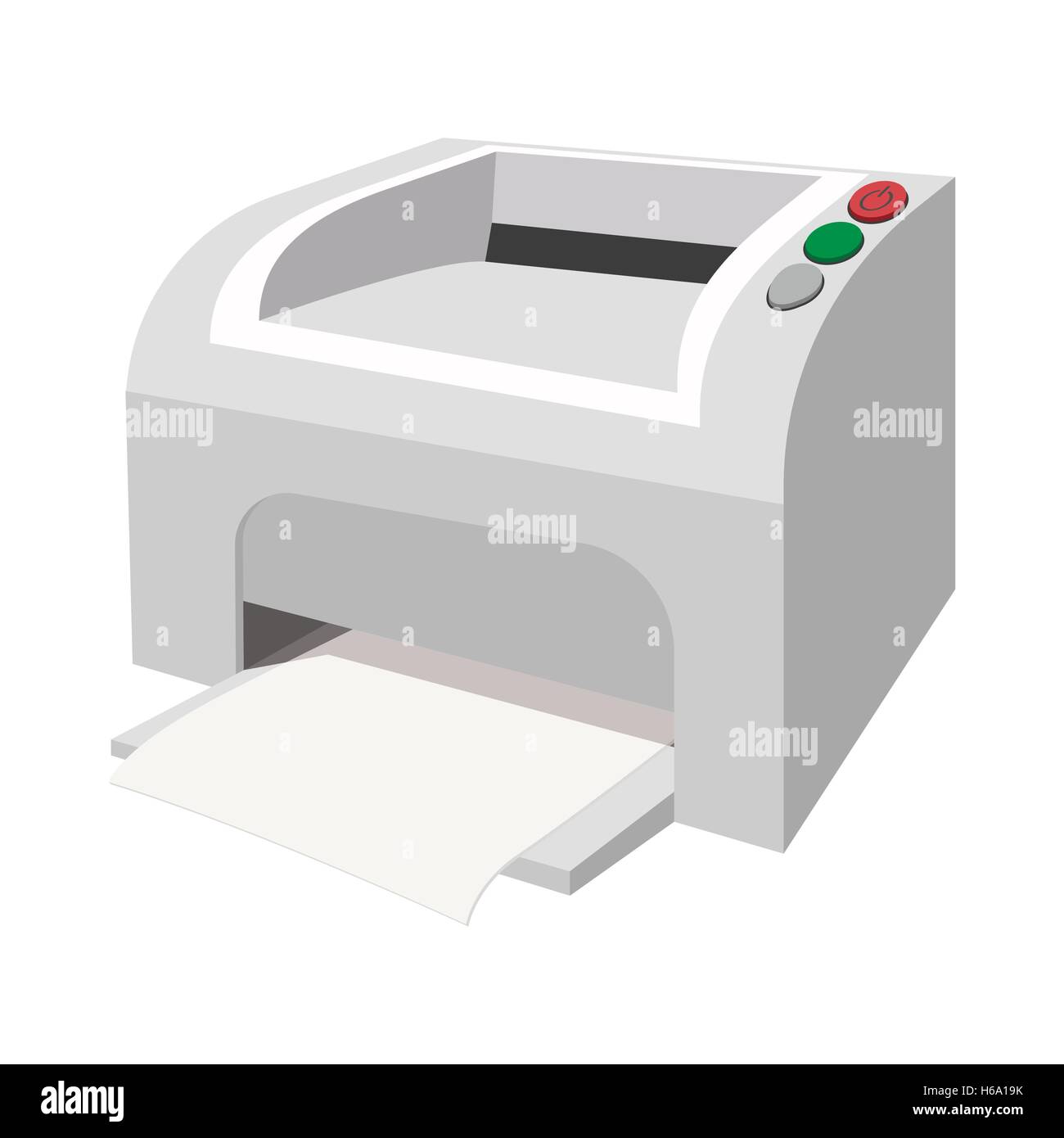 Drucker cartoon Ausgeschnittene Stockfotos und -bilder - Alamy