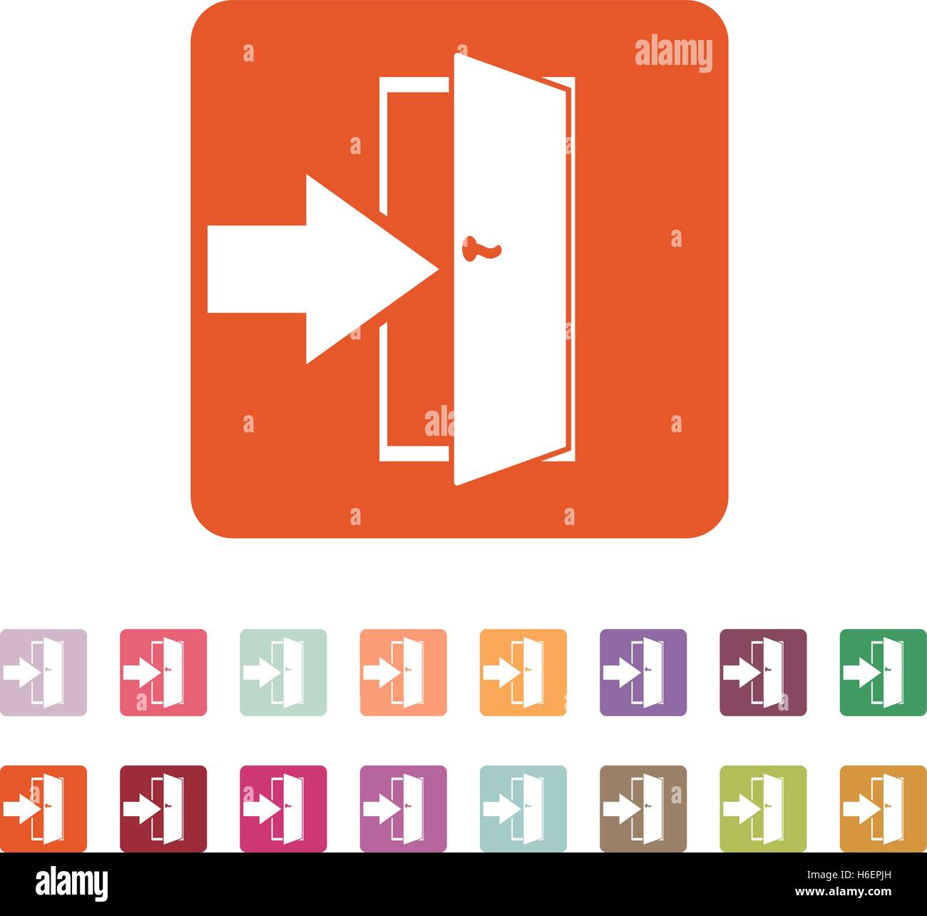 Das Login-Symbol. Eintrag und Eingabe, Autorisierung Symbol. Flache ...