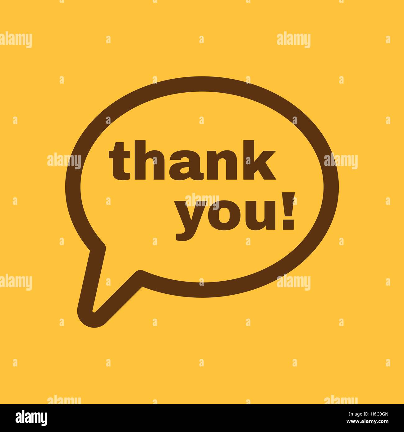 Vielen Dank-Symbol. Vielen Dank-Symbol. Flache Vektor-illustration ...