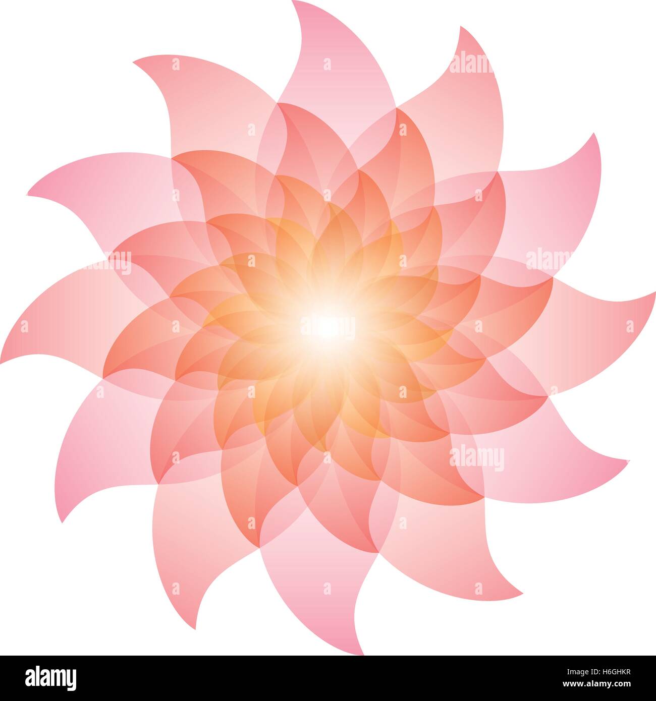 Lily flower vector symbol Stock-Vektorgrafiken kaufen - Alamy
