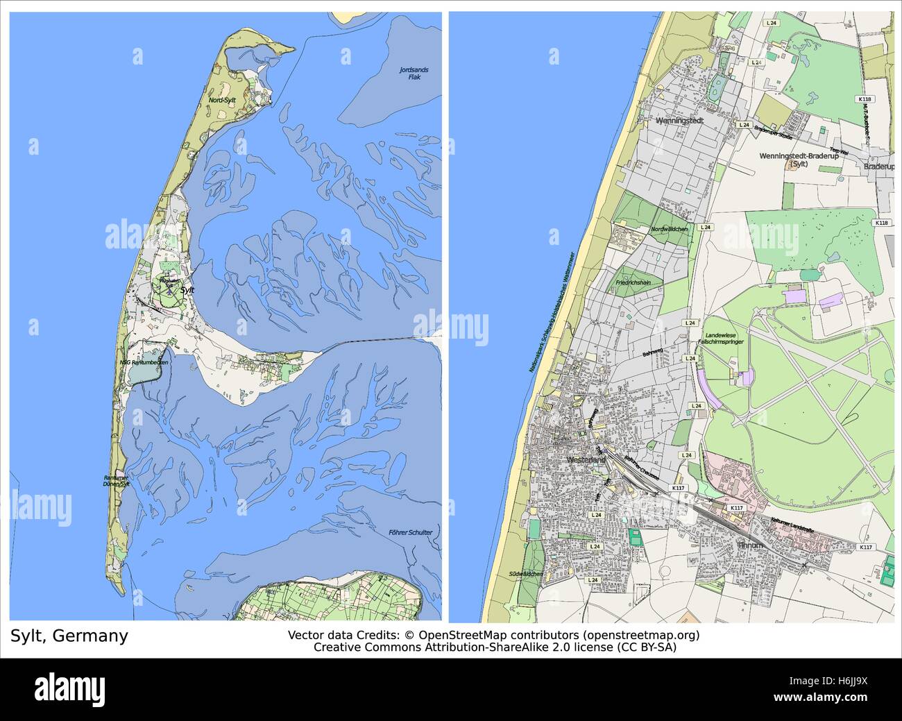 Sylt Aerial View Stockfotos & Sylt Aerial View Bilder - Alamy