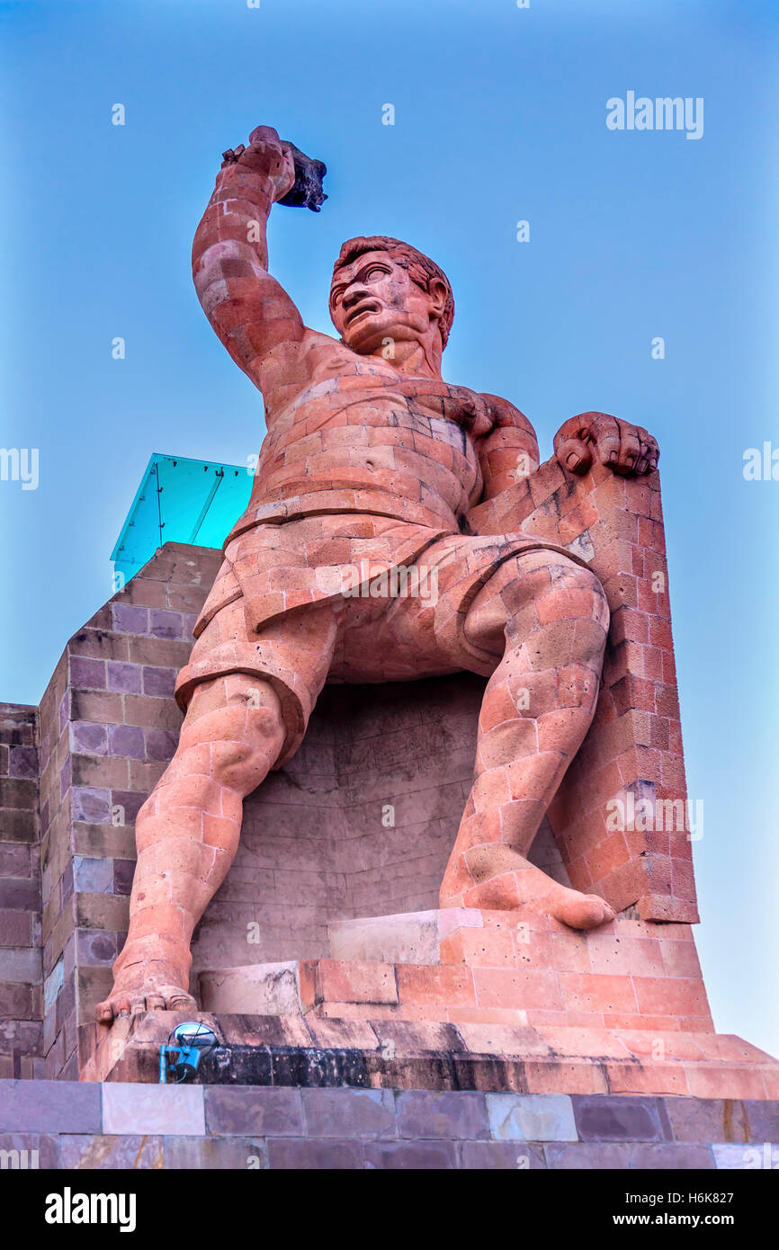 El Pipila Statue Guanajuato Mexiko. El Pipila ist Juan Jose Martinez ...