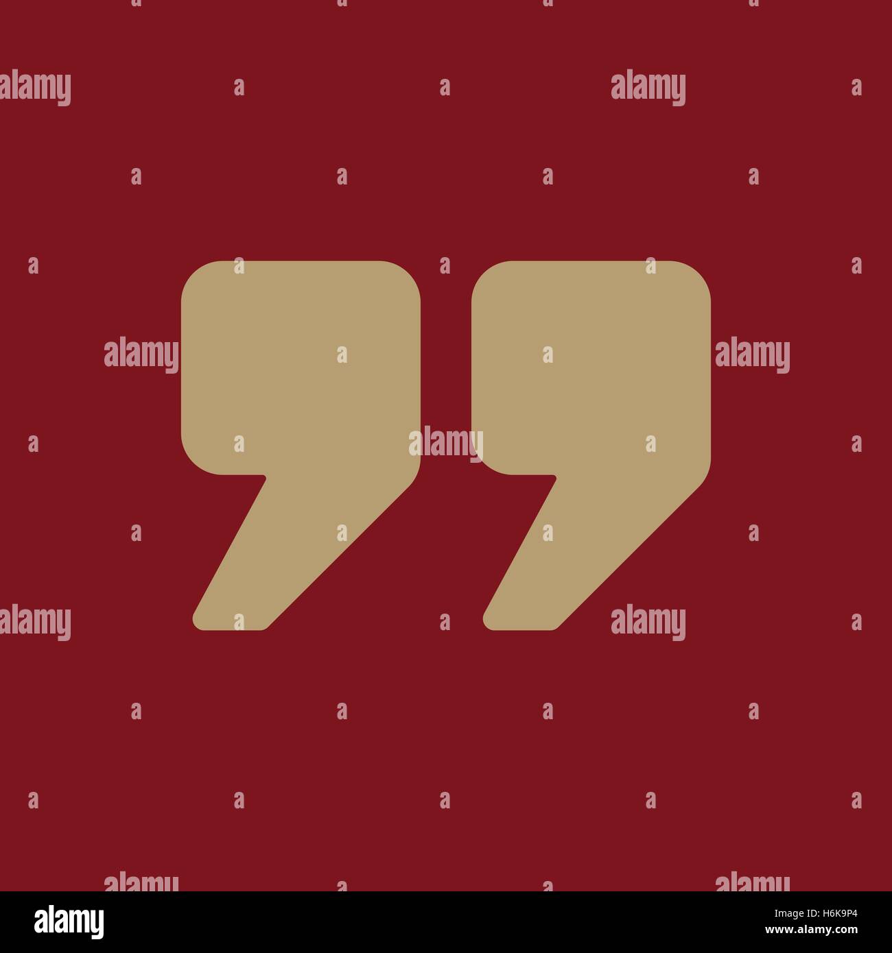 Das Zitat-Symbol. Zitat-Symbol. Flache Vektor-illustration Stock ...