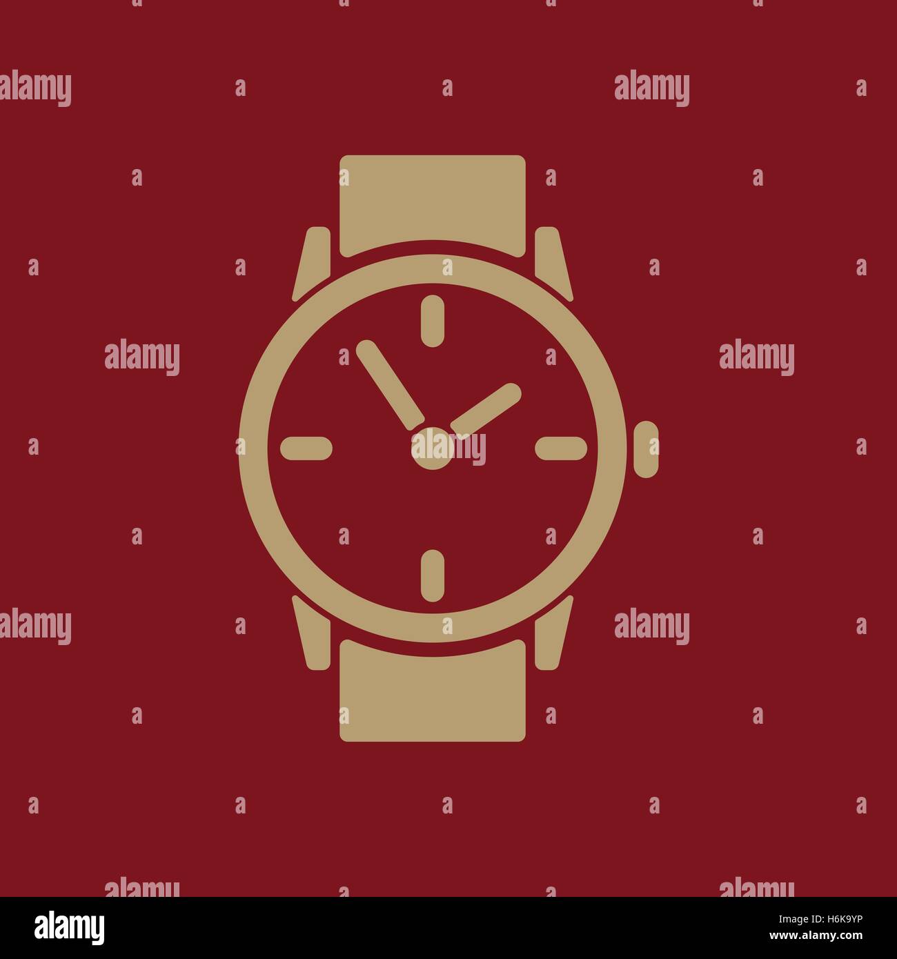 Das Uhr-Symbol. Uhr und Armbanduhr, Timer, Zeit, Stoppuhr Symbol ...