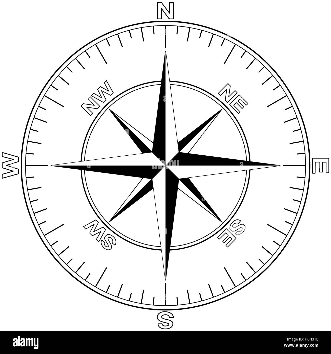 Horizontale oder querformatausrichtung Schwarzweiß-Stockfotos und ...