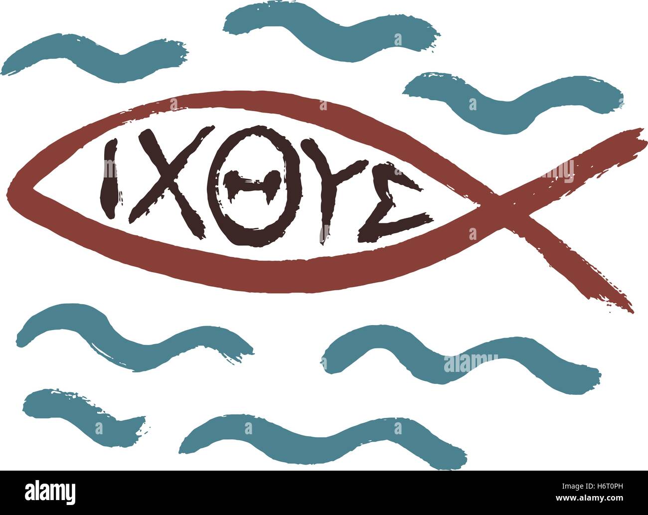 Christus Symbol Fisch Stockfotos und -bilder Kaufen - Alamy