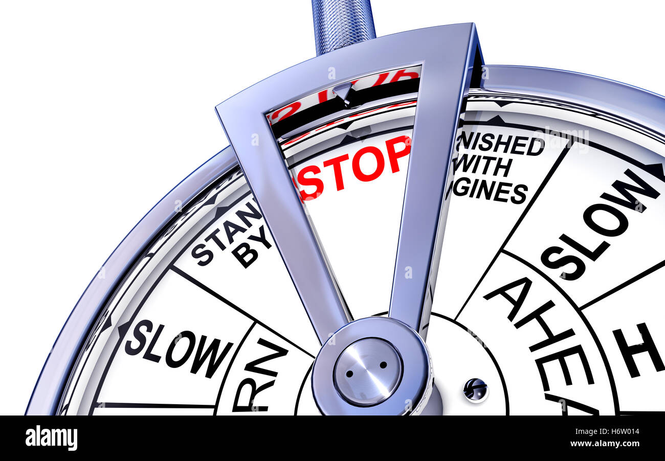 Projekt stoppen -Fotos und -Bildmaterial in hoher Auflösung – Alamy