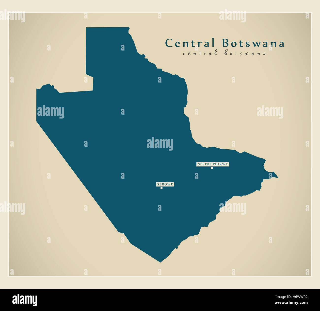 Map of botswana -Fotos und -Bildmaterial in hoher Auflösung – Alamy