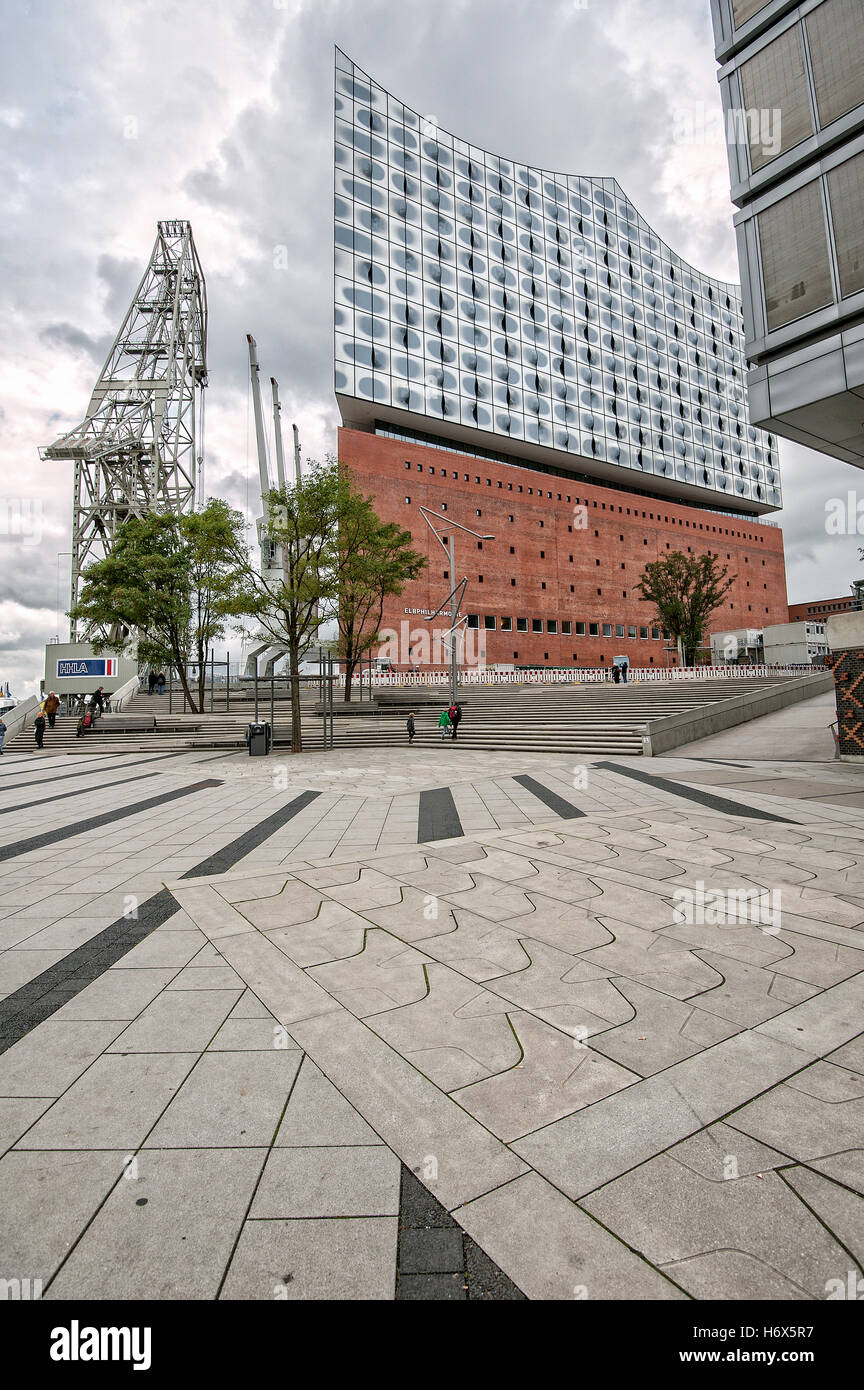 Konzertsaal der Elbphilharmonie in der Hamburger HafenCity (Hafenstadt ...