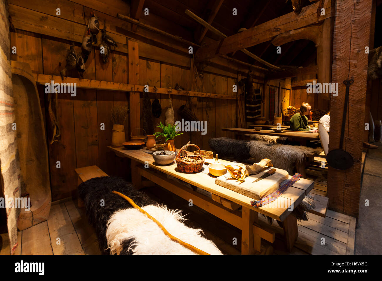 Lofoten-Inseln-Wikinger-Museum, Borg, Norwegen Stockfotografie - Alamy