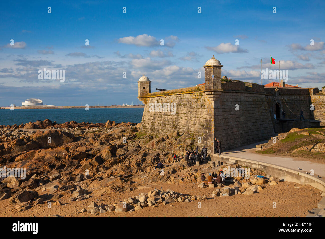 Das Forte de São Francisco Xavier Fort von 1832, Porto, UNESCO Website ...