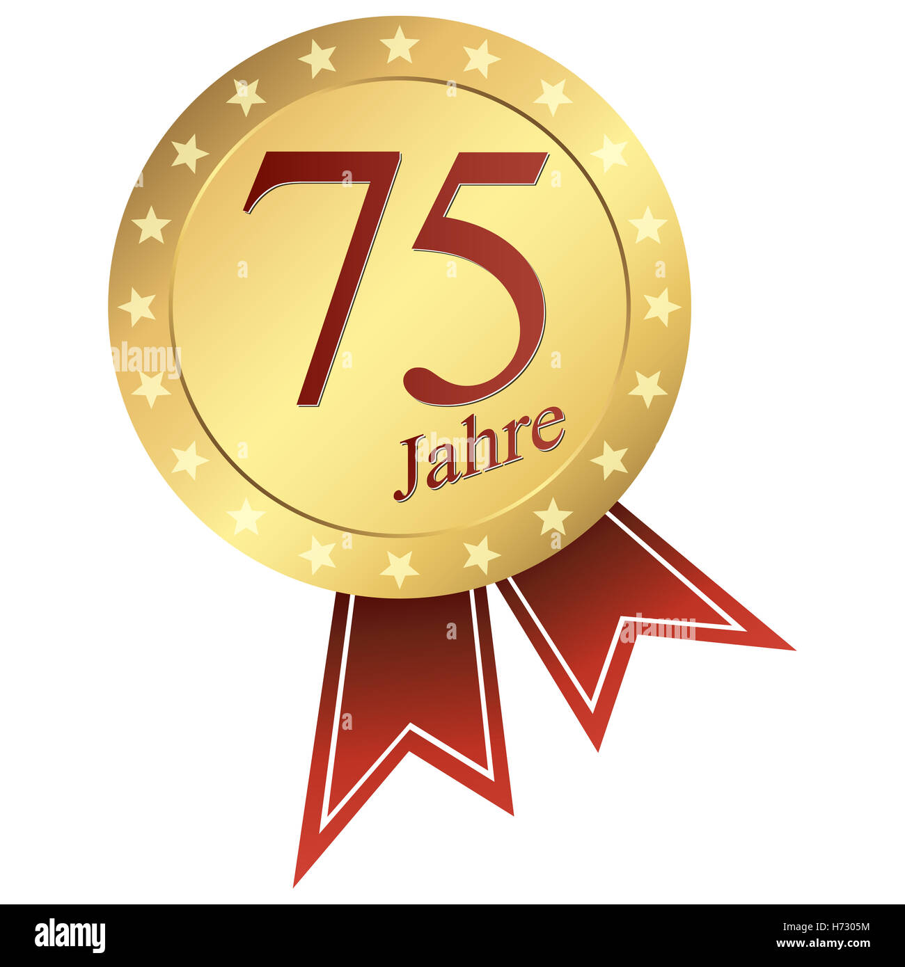 75th anniversary Ausgeschnittene Stockfotos und -bilder - Alamy