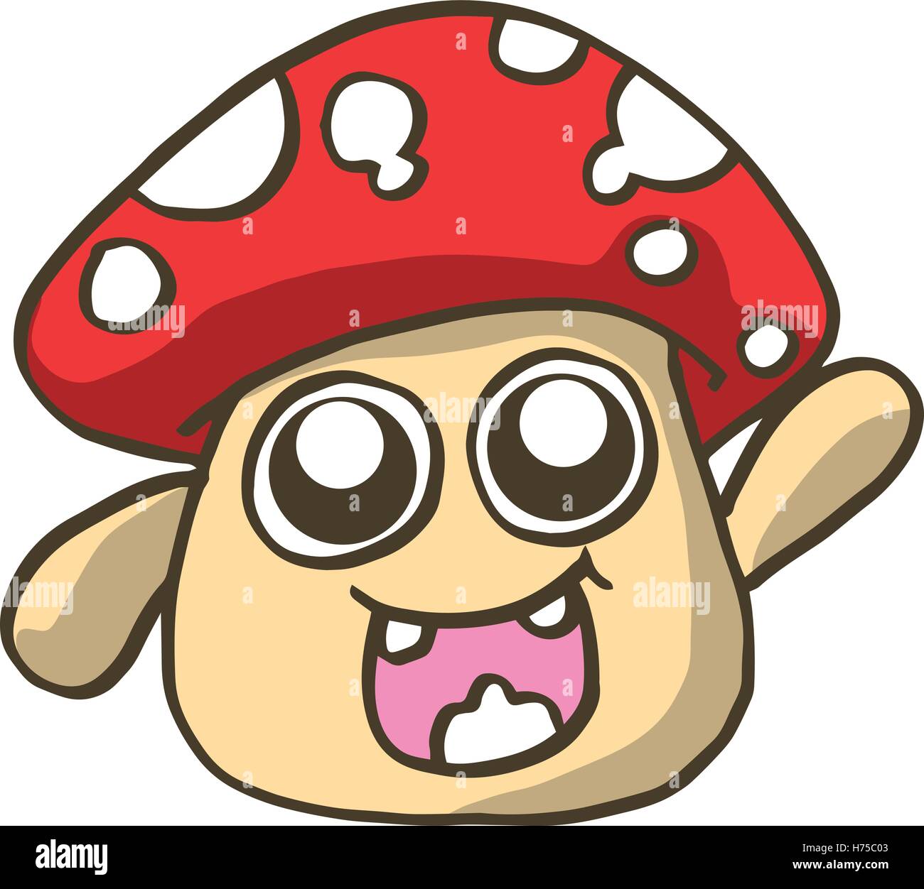 Mushroom Cartoon Stockfotos & Mushroom Cartoon Bilder - Alamy