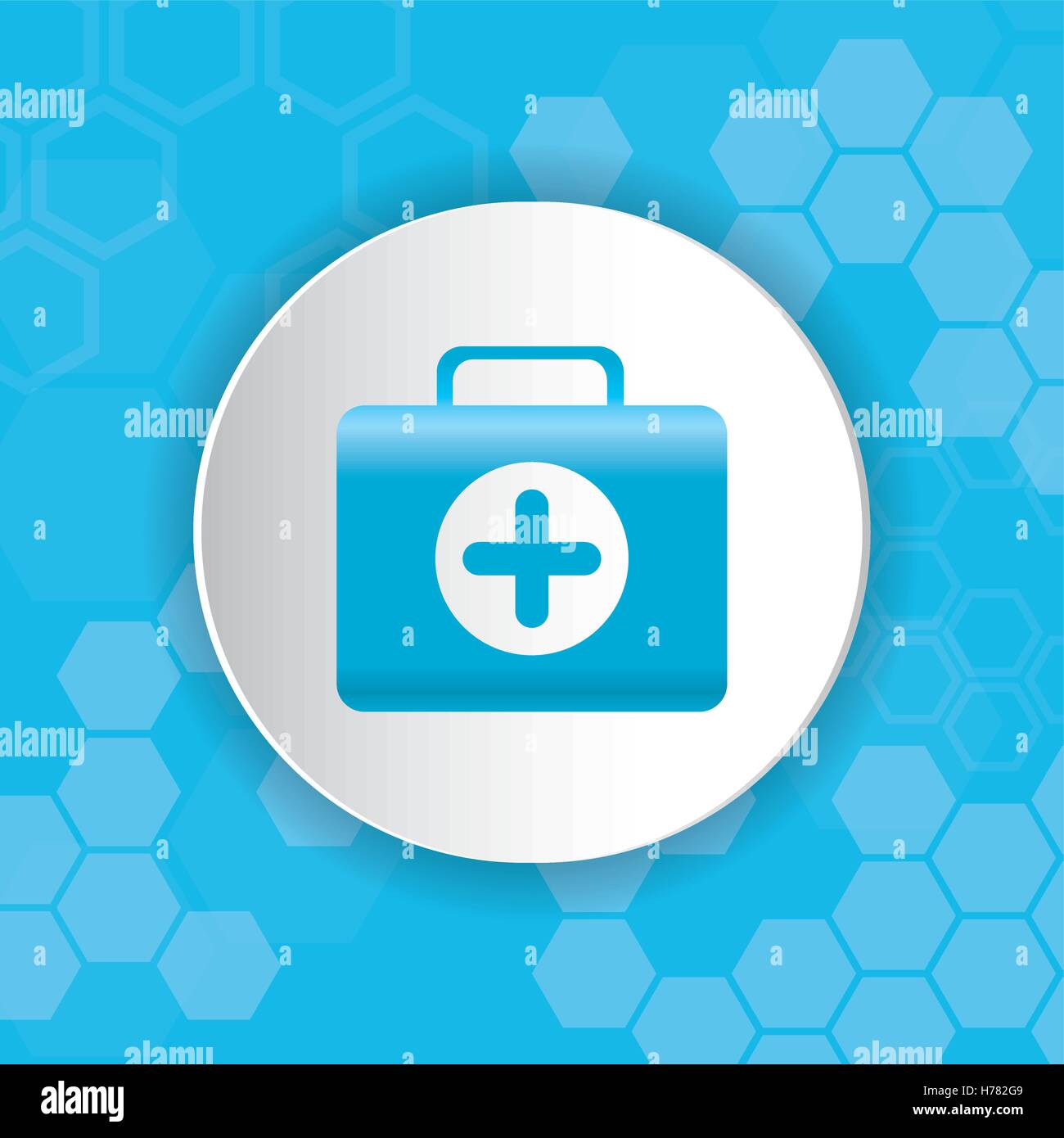 Medizinische Erste-Hilfe-Symbol Vektor Illustration Grafik-design Stock ...