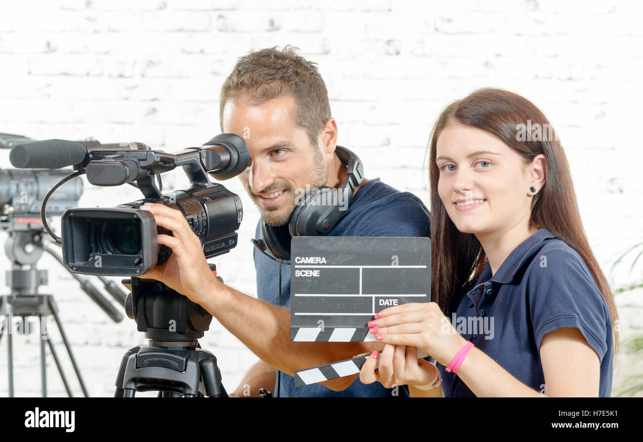 Kameramann assistent Stockfotos und -bilder Kaufen - Alamy
