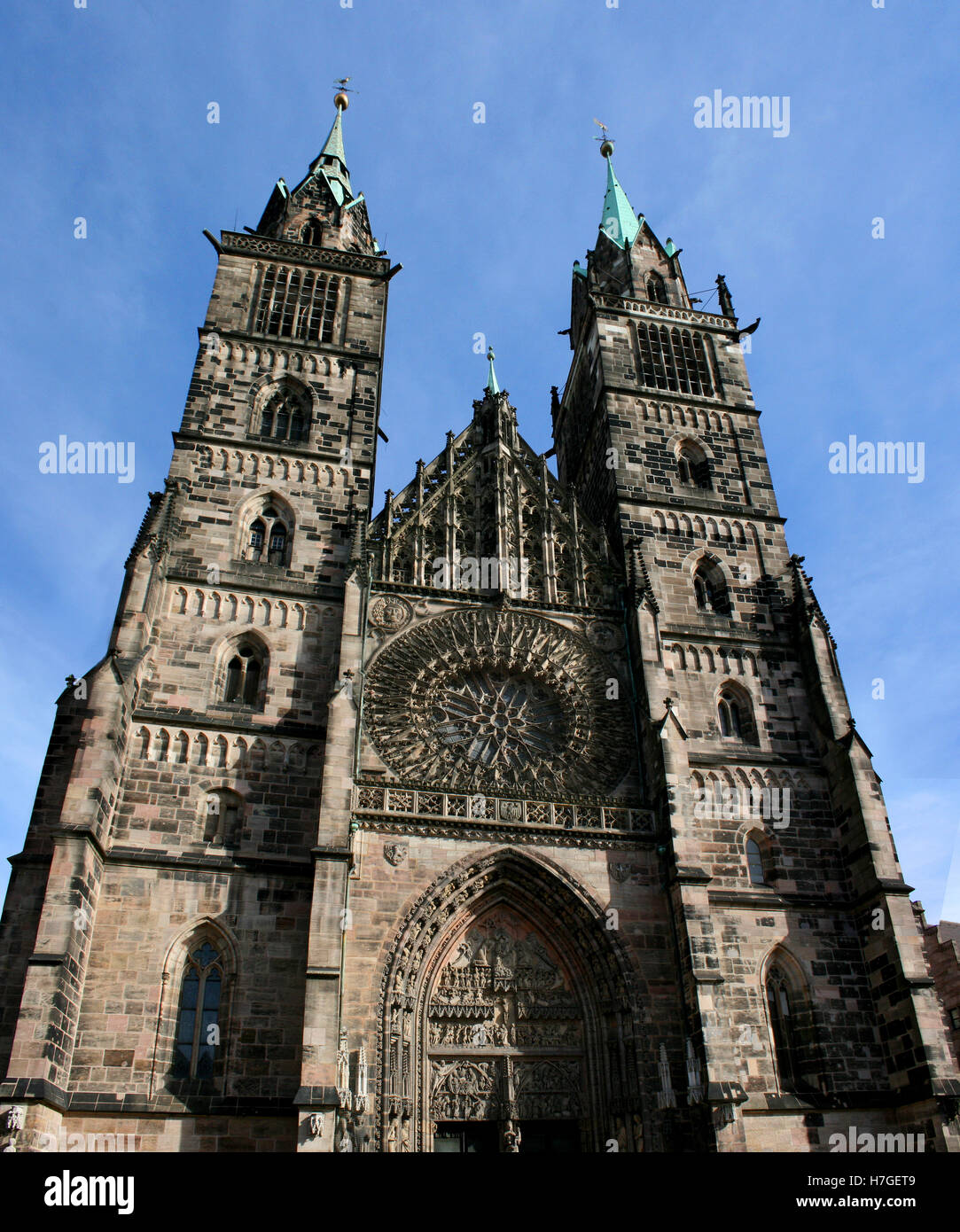 Gotische Kirche in Deutschland - Lorenz-Kirche Stockfotografie - Alamy