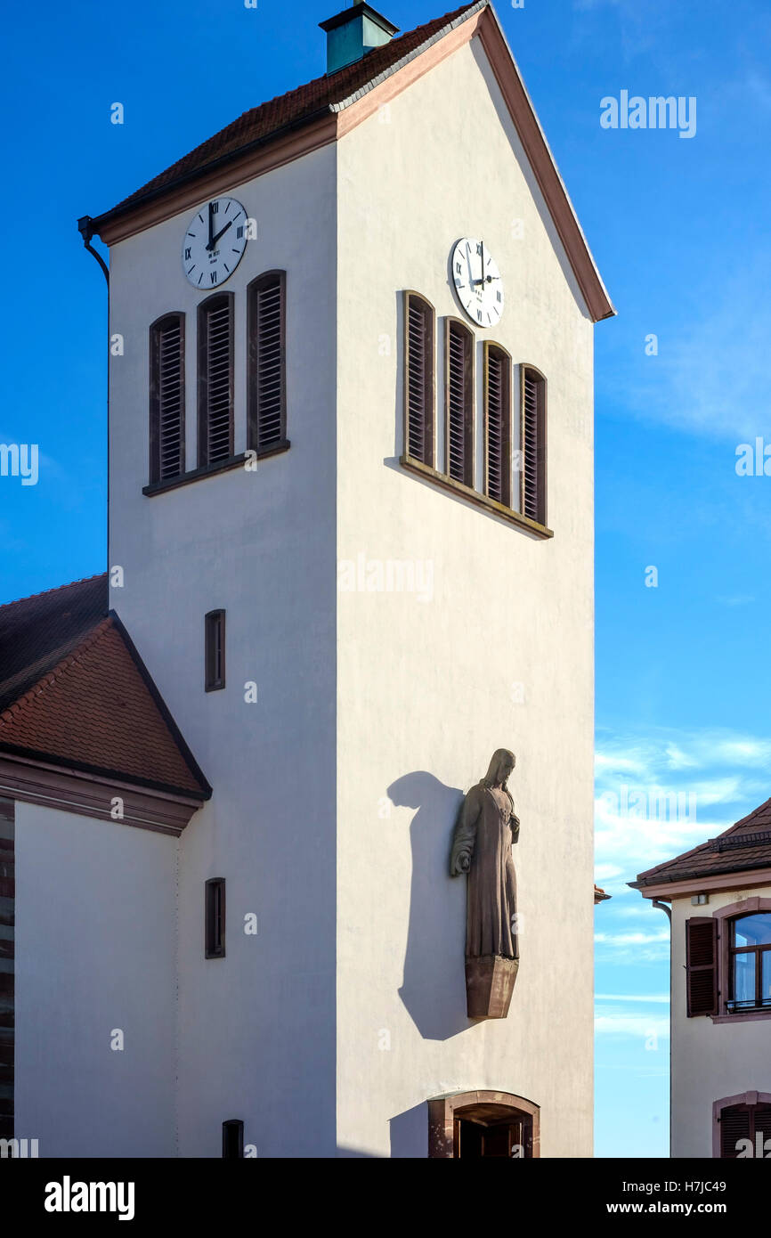 Christus-Statue aus Sandstein Skulptur 1957 des französischen ...