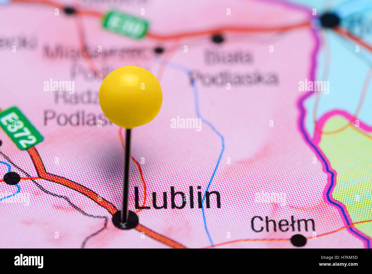 Lublin karte -Fotos und -Bildmaterial in hoher Auflösung – Alamy