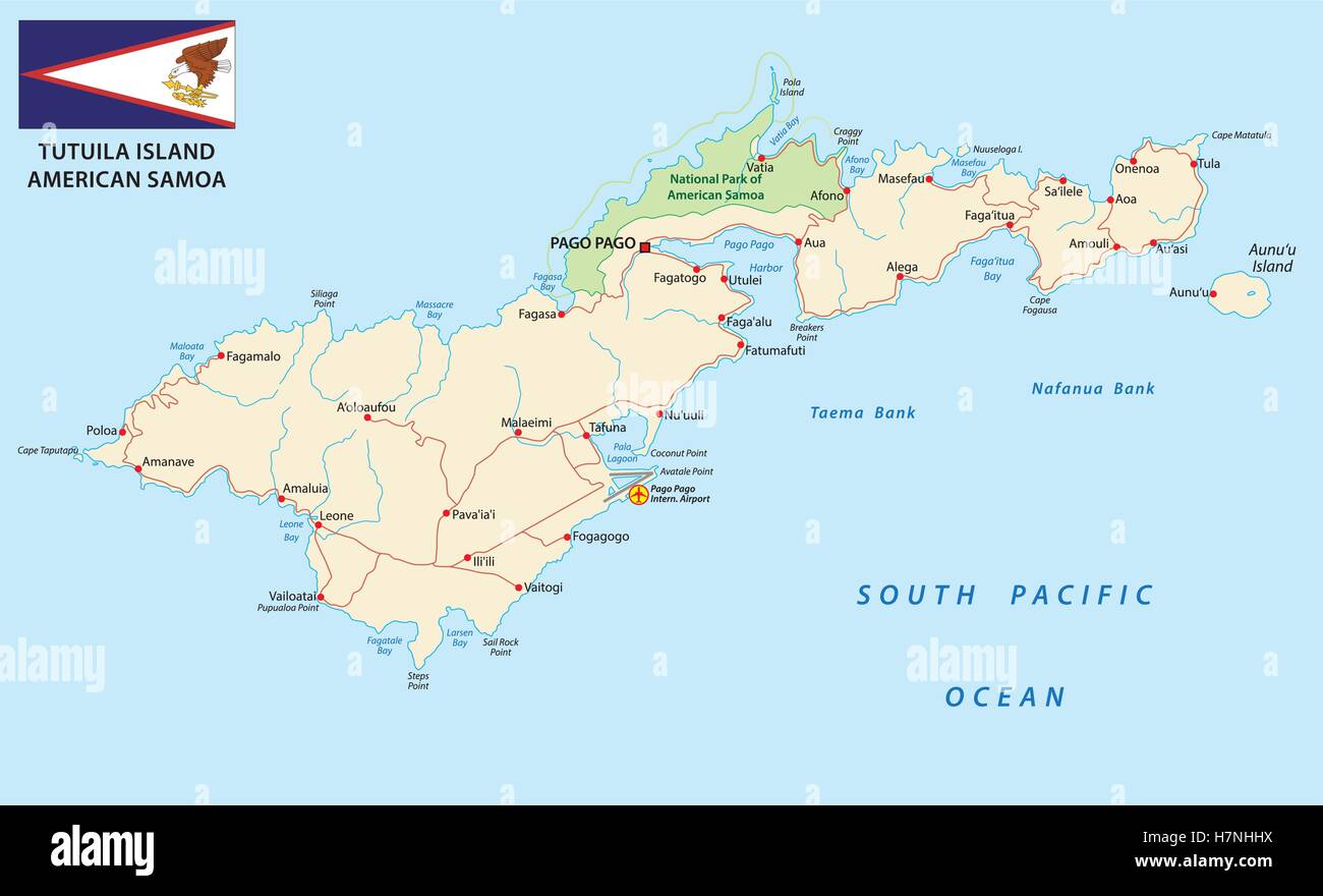 Samoa karte -Fotos und -Bildmaterial in hoher Auflösung – Alamy